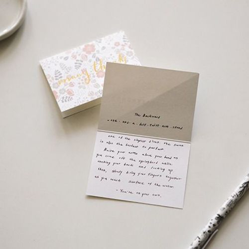 MochiThings: Mini Message Card