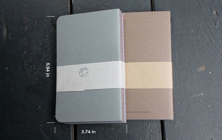 MochiThings: Natural Pocket Notebook Set