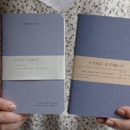 MochiThings: Natural Pocket Notebook Set