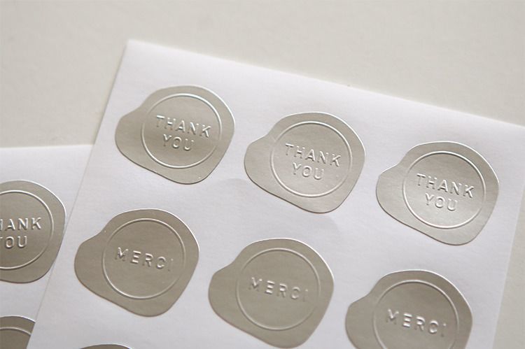 MochiThings: Embossed Seal Sticker Set