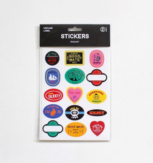MochiThings: Vintage Message Sticker