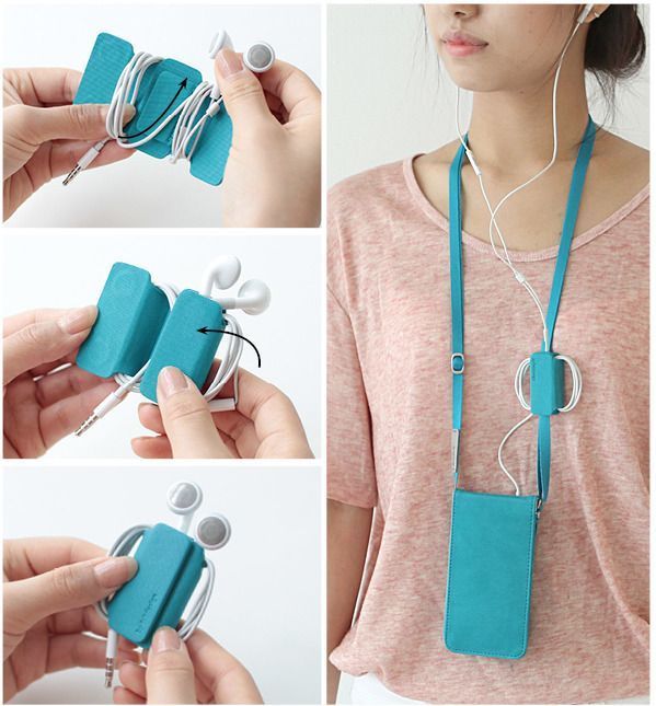 MochiThings: Leather Earphone Winder