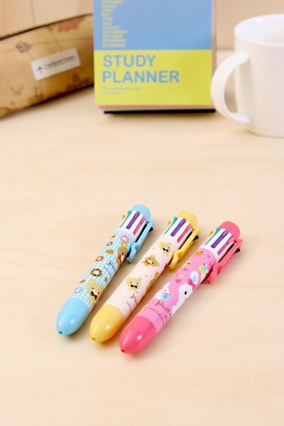 MochiThings: Bear and Rabbit 8 Color Pen