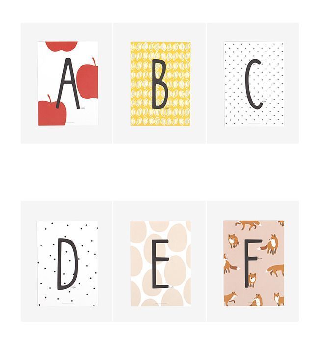 MochiThings: Alphabet Postcard