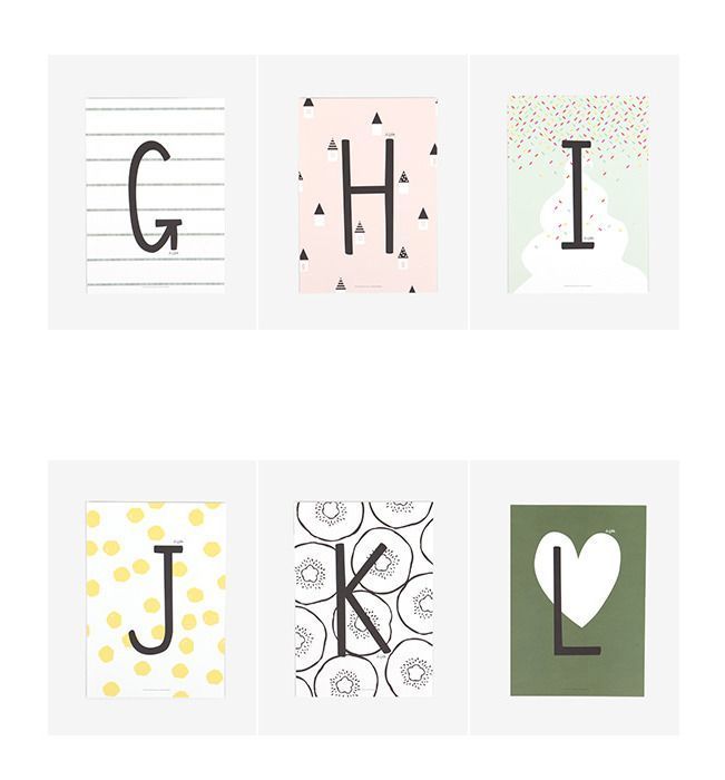 MochiThings: Alphabet Postcard