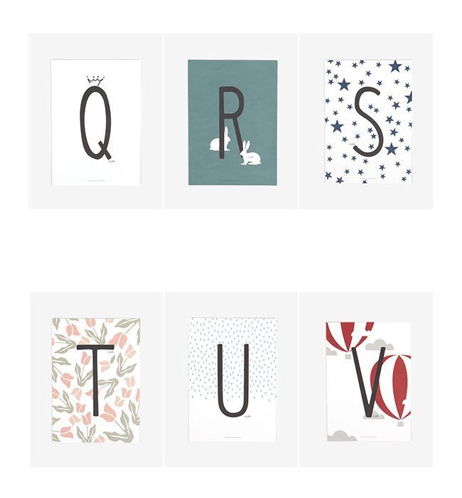 MochiThings: Alphabet Postcard
