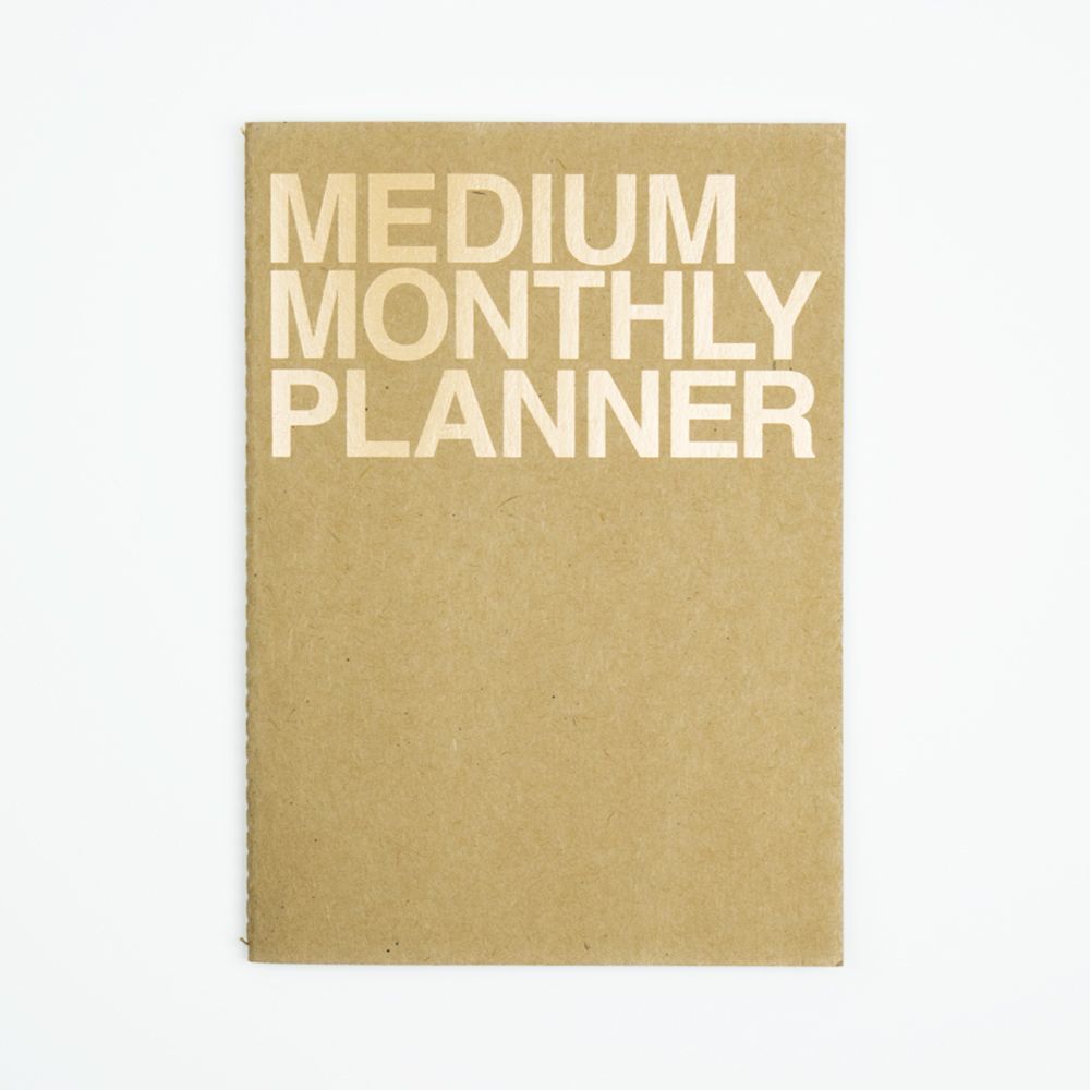 MochiThings: Gold Medium Monthly Planner