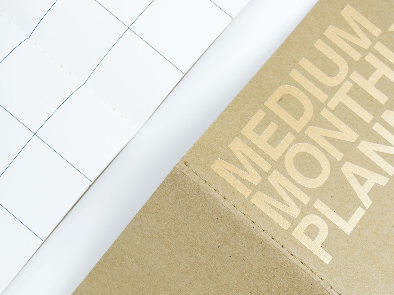 MochiThings: Gold Medium Monthly Planner