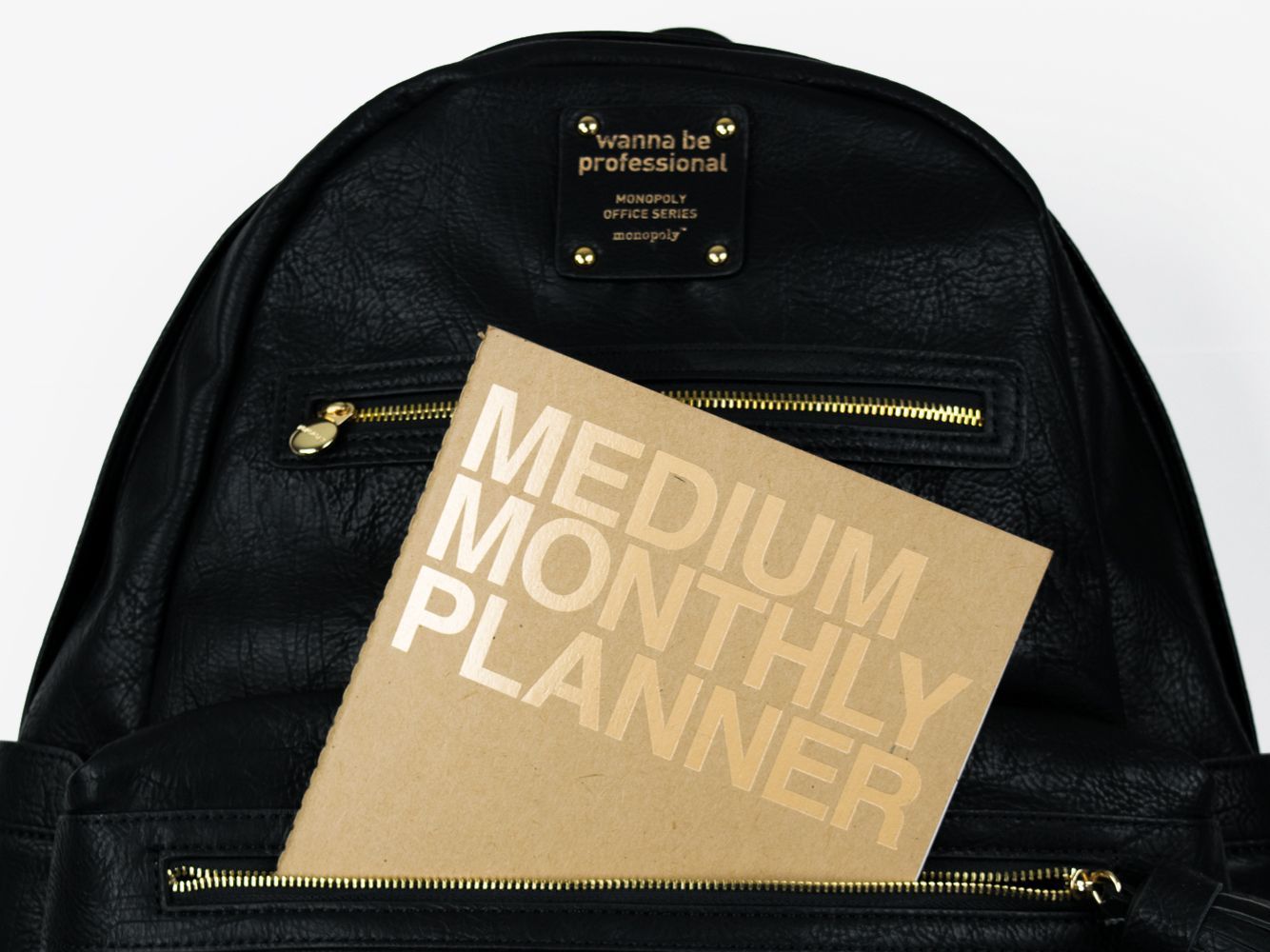 MochiThings: Gold Medium Monthly Planner