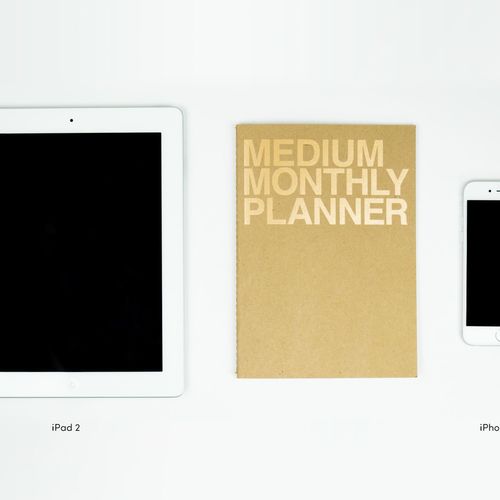 MochiThings: Gold Medium Monthly Planner