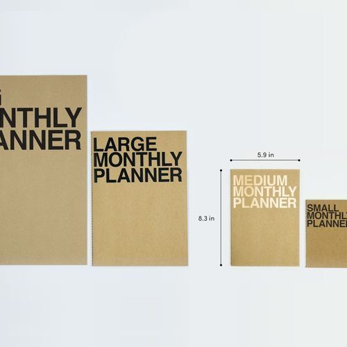 MochiThings: Gold Medium Monthly Planner