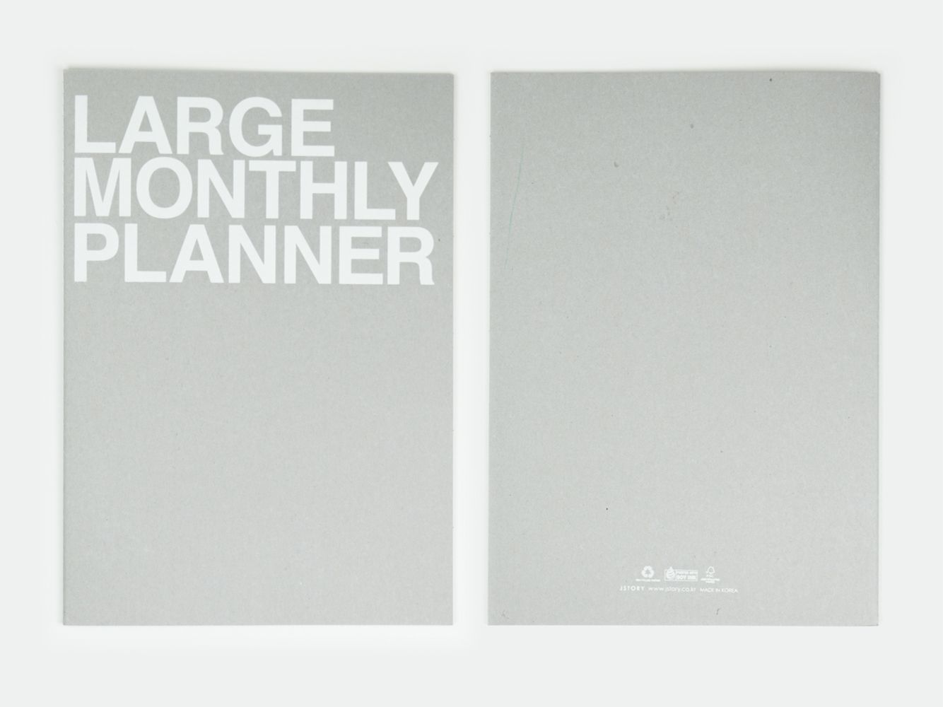 MochiThings: Gray Large Monthly Planner