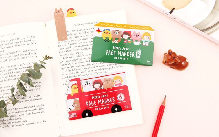 MochiThings: Hello Jane Page Marker Set