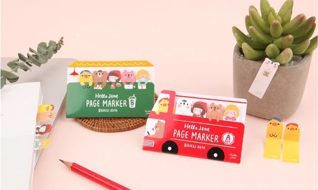 MochiThings: Hello Jane Page Marker Set