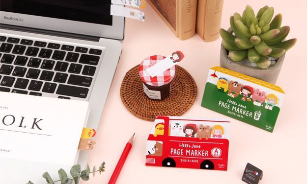 MochiThings: Hello Jane Page Marker Set