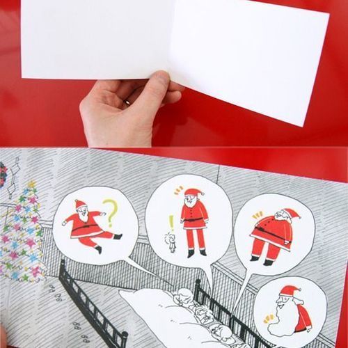 MochiThings: Long Illustration Christmas Card Set