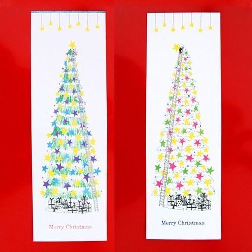 MochiThings: Long Illustration Christmas Card Set
