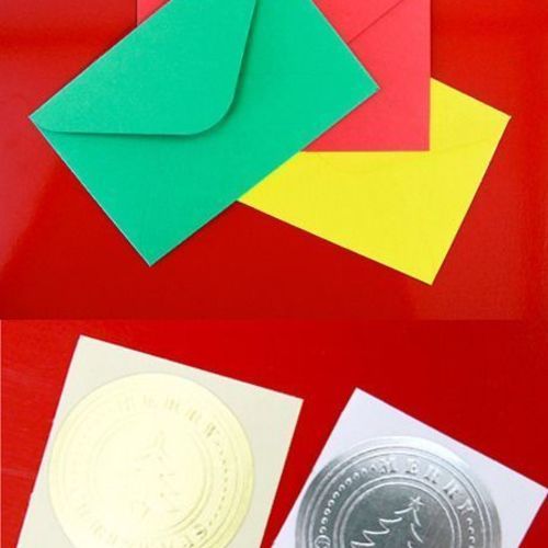 MochiThings: Long Illustration Christmas Card Set