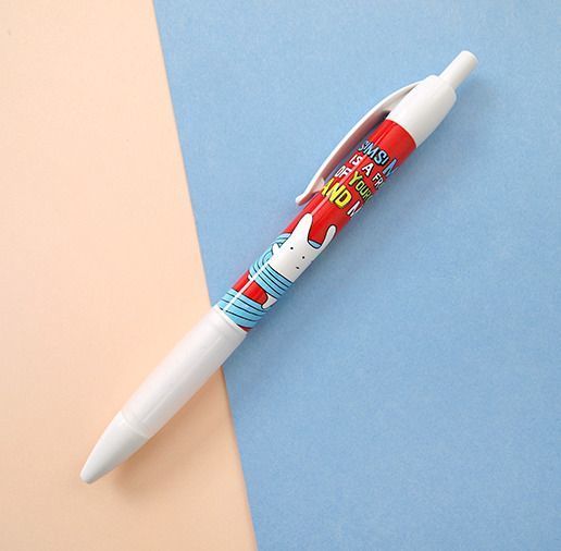 MochiThings: White Bunny Rubber Pen