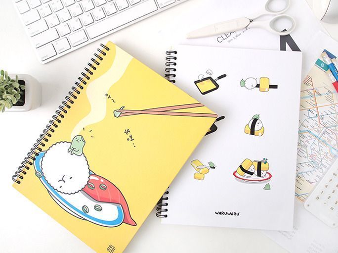 MochiThings: Sushi Lined Notebook