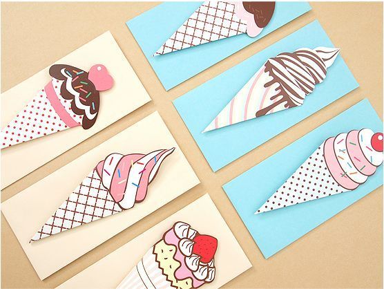 MochiThings: Ice Cream Card Set