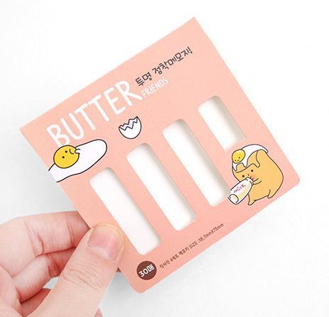 MochiThings: Butter Friends Tracing Sticky Note