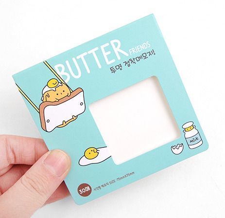MochiThings: Butter Friends Tracing Sticky Note