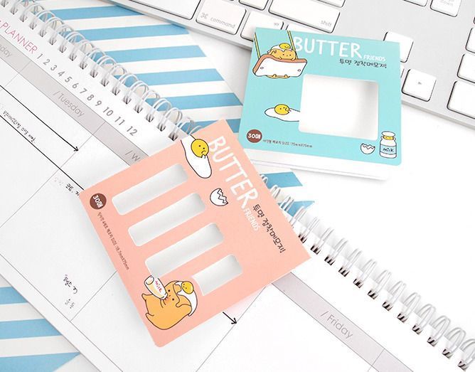 MochiThings: Butter Friends Tracing Sticky Note