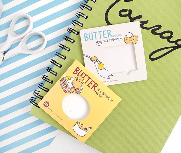 MochiThings: Butter Friends Tracing Sticky Note