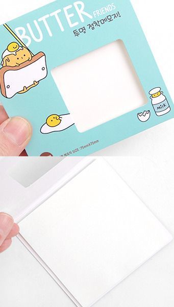 MochiThings: Butter Friends Tracing Sticky Note