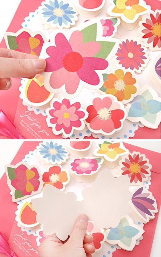 MochiThings: Big Flower Bouquet Card