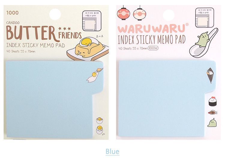MochiThings: Sushi & Butter Index Sticky Note