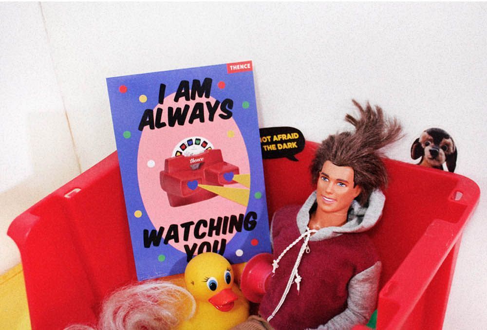 MochiThings: Thence Vintage Postcard