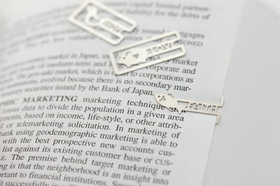 MochiThings: Themed Stainless Bookmark Set