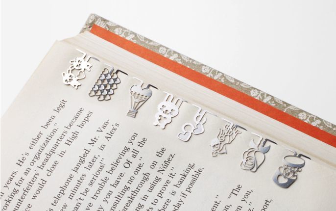 MochiThings: Themed Stainless Bookmark Set
