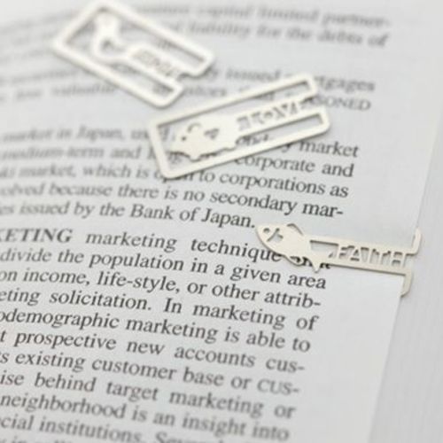 MochiThings: Themed Stainless Bookmark Set