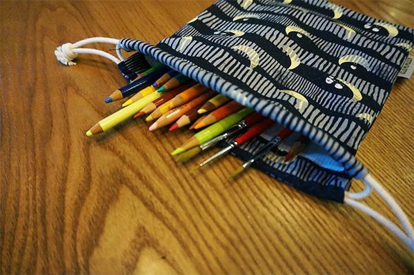 MochiThings: GOM GOM Pattern Drawstring Pouch