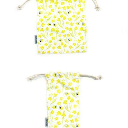 MochiThings: GOM GOM Pattern Drawstring Pouch