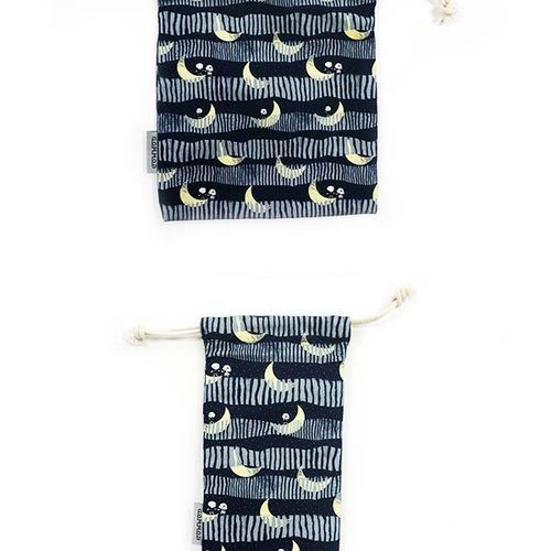 MochiThings: GOM GOM Pattern Drawstring Pouch