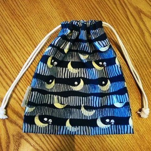 MochiThings: GOM GOM Pattern Drawstring Pouch