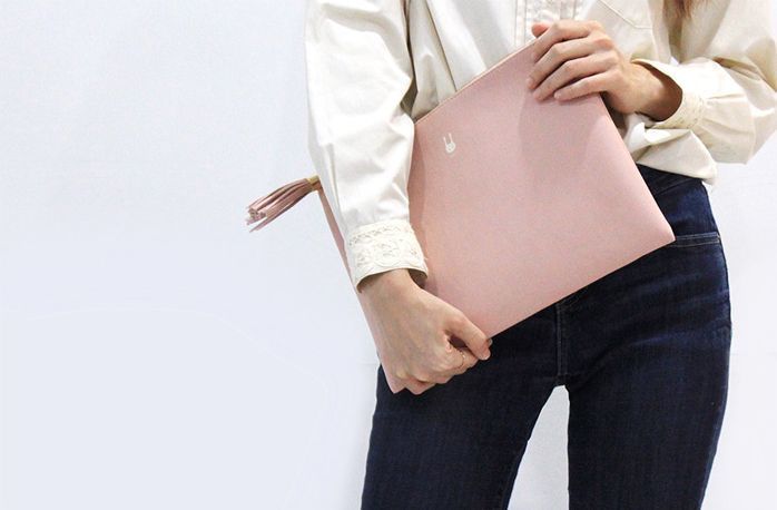 MochiThings: Lookit Tassel Leather Clutch