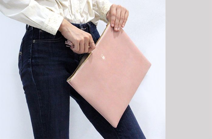 MochiThings: Lookit Tassel Leather Clutch