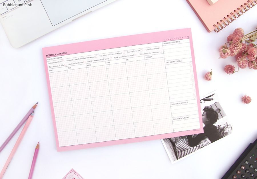 MochiThings: Monthly Manager Notepad