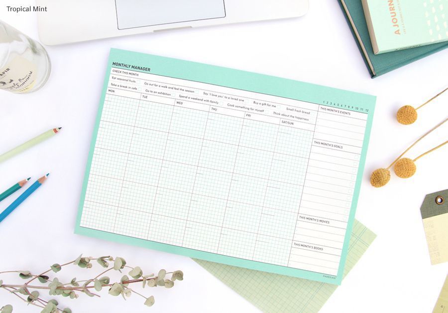 MochiThings: Monthly Manager Notepad