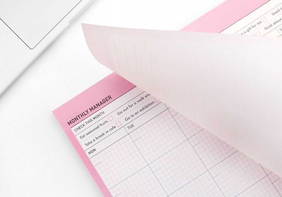 MochiThings: Monthly Manager Notepad