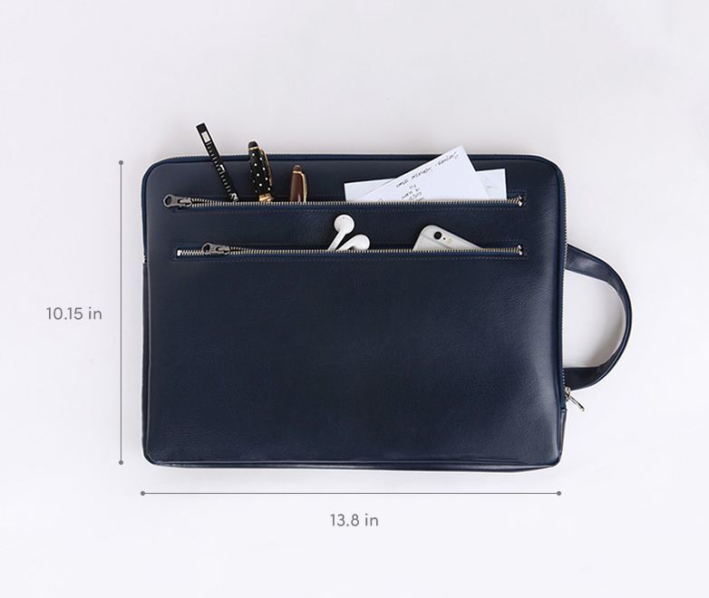 MochiThings: Table Talk Leather Brief Pouch