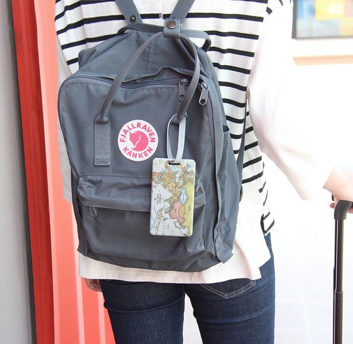 MochiThings: Map Luggage Tag