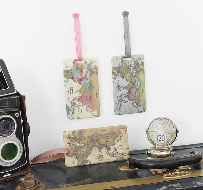 MochiThings: Map Luggage Tag