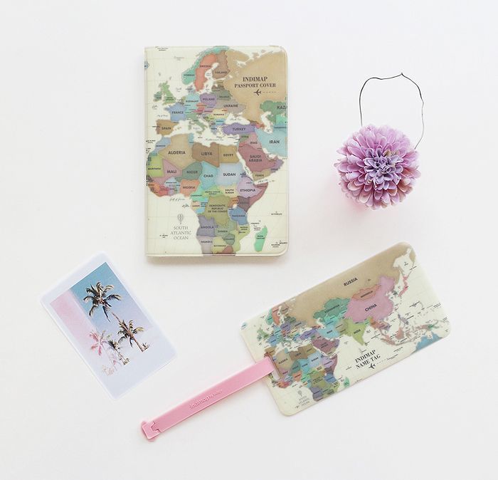 MochiThings: Map Luggage Tag