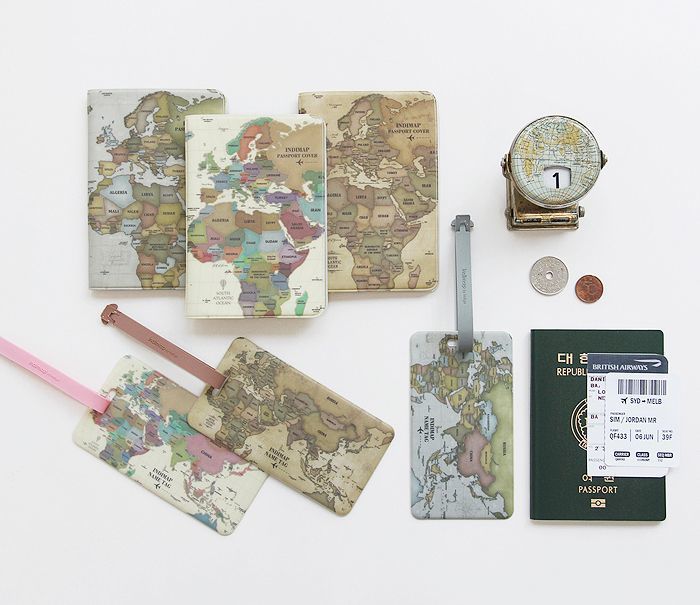 MochiThings: Map Luggage Tag
